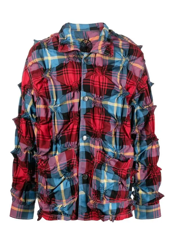 CHARLES JEFFREY Spikey Workwear Jacket - Red