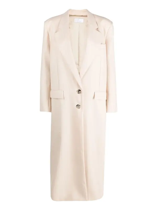 Giuseppe Di Morabito Long Wool Coat - Neutrals