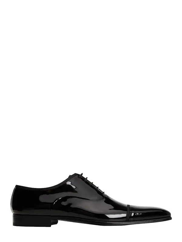 Magnanni Jadiel Patent Cap-toe Oxfords - Black