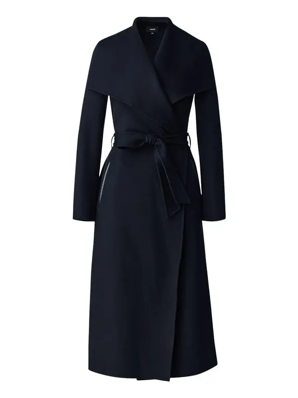 Mackage Mai Wool Wrap Coat - Black