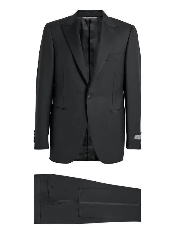 Canali Wool Suit - Black
