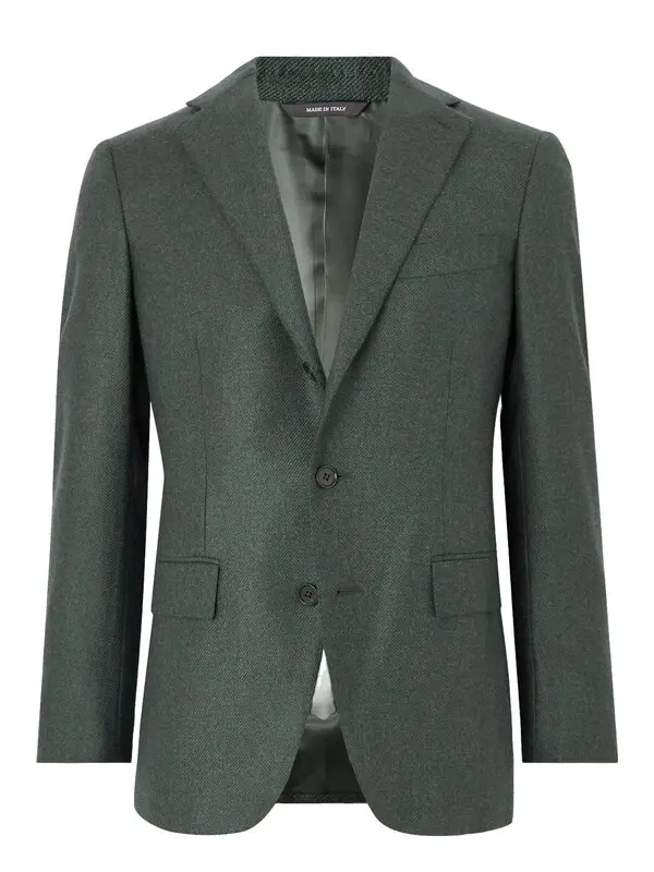 Loro Piana Torino Cashmere And Alpaca-blend Blazer - Gray