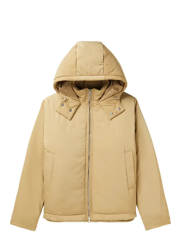 Mr P. Twill Hooded Jacket - Brown