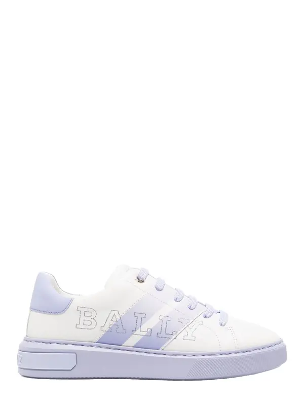 Bally Side-stripe Logo-print Sneakers - White