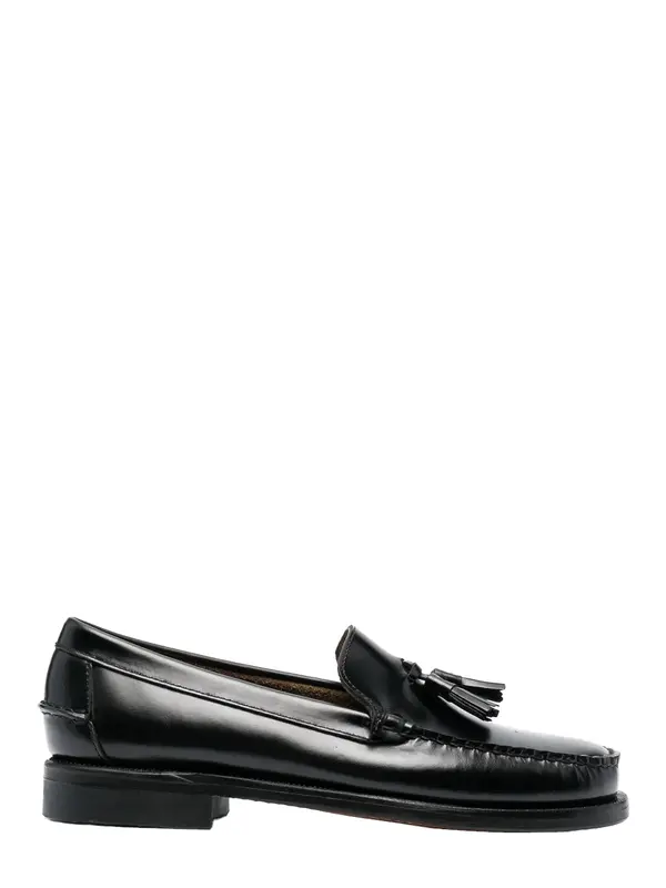 SEBAGO Tassel-detail Leather Loafers - Black
