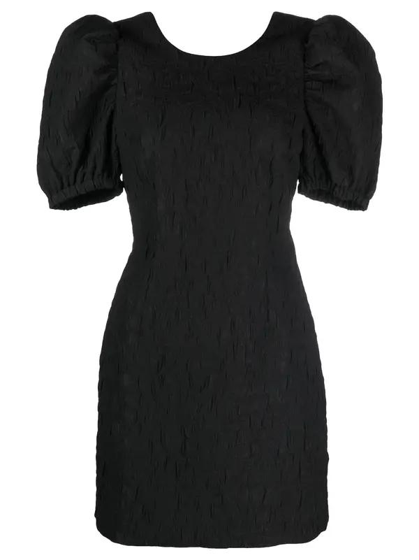Baum Und Pferdgarten Puff-sleeve Minidress - Black
