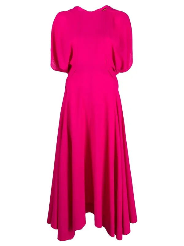 Colville Draped Mid-length Dress - Pink