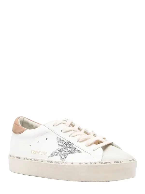 GOLDEN GOOSE Hi Star Sneakers - White