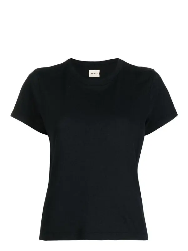 Khaite The Emmylou Cotton T-shirt - Black