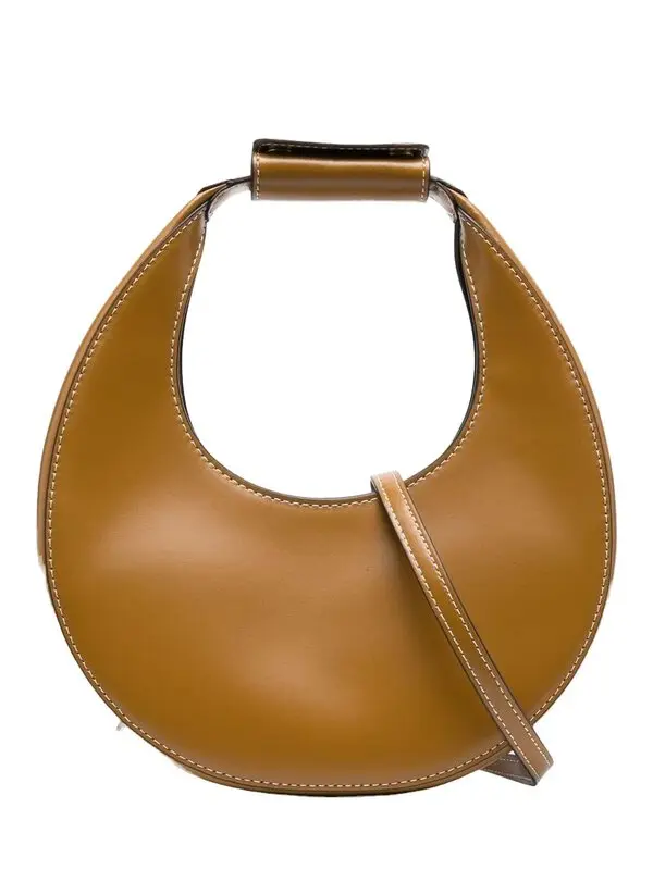 Staud Moon Leather Tote - Brown