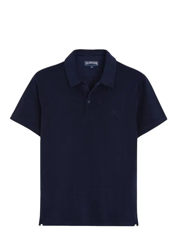 Vilebrequin Organic Terry Polo Shirt - Navy