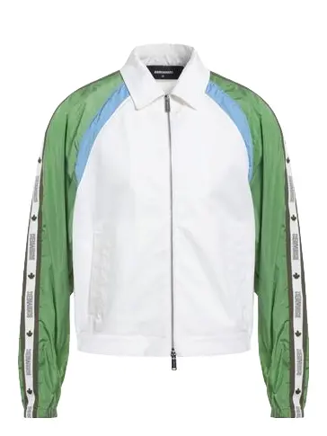 Dsquared2 Multicolor Pattern Jacket - White