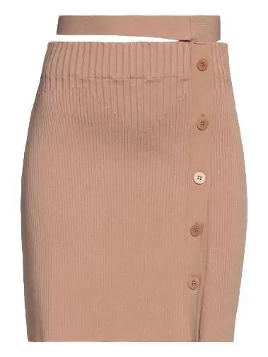 ANDREĀDAMO Mini Pencil Skirt - Beige
