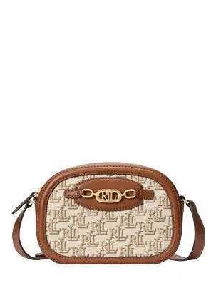 Ralph Lauren Monogram Jordynn Crossbody Bag - Brown