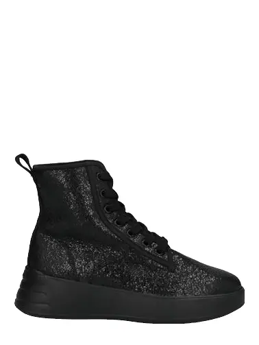 Hogan High-top Calfskin Sneakers - Black