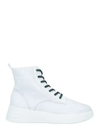 Hogan High-top Calfskin Sneakers - White