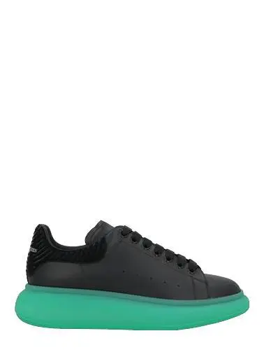 Alexander McQueen Low-top Leather Sneakers - Black