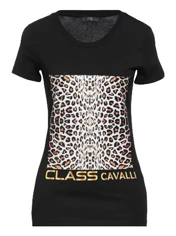 Roberto Cavalli Cotton T-shirt - Black
