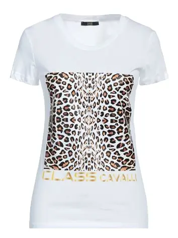 Roberto Cavalli Cotton T-shirt - White