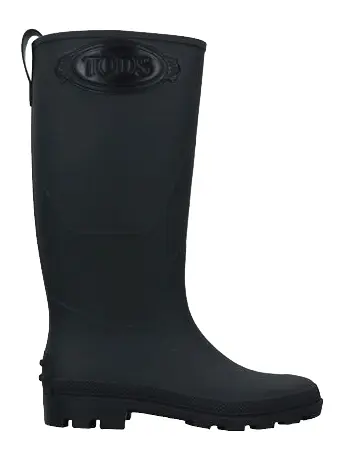 TOD'S Rubber Rain Boots - Black