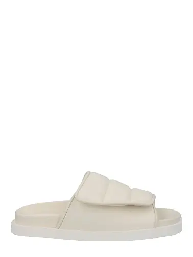 GIA BORGHINI Leather Sandals - White