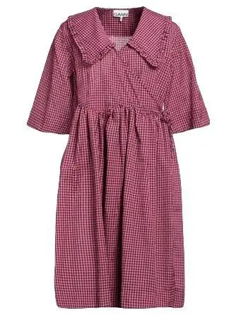 GANNI Midi Dress - Pink