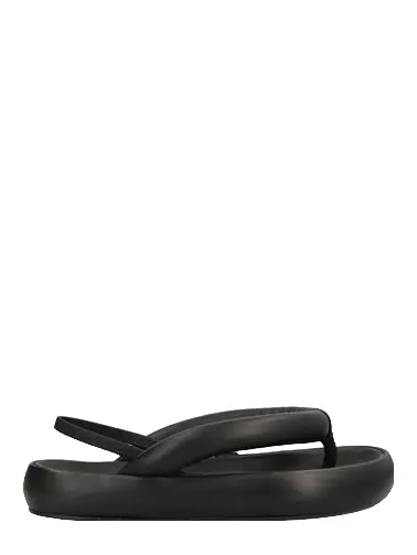 Isabel Marant Leather Thong Sandals - Black