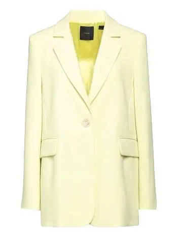 Pinko Single-breasted Crepe Blazer - Green