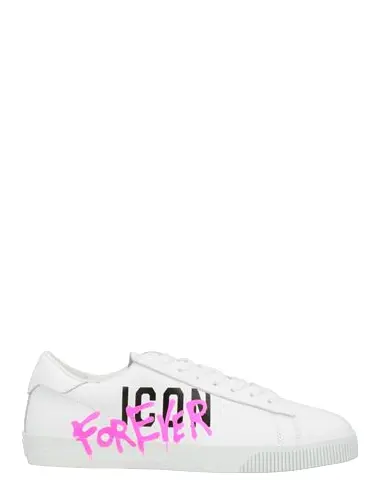 Dsquared2 Calfskin Sneakers - White