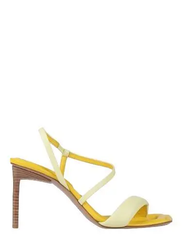 Jacquemus Leather Thong Sandals - Yellow