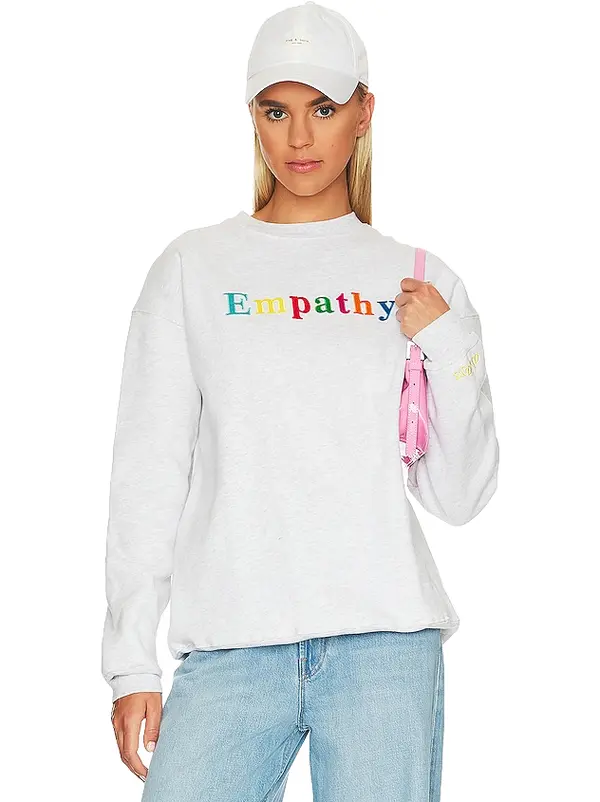 THE MAYFAIR GROUP Empathy Always Crewneck - Grey