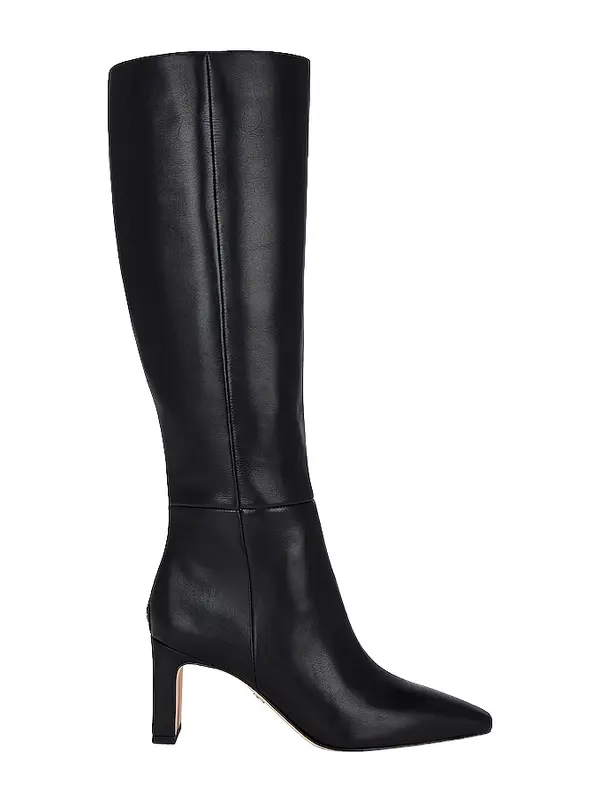 Sam Edelman Sylvia Leather Boots - Black