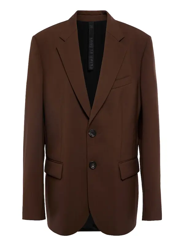 PETAR PETROV Ilan Single-breasted Blazer - Brown