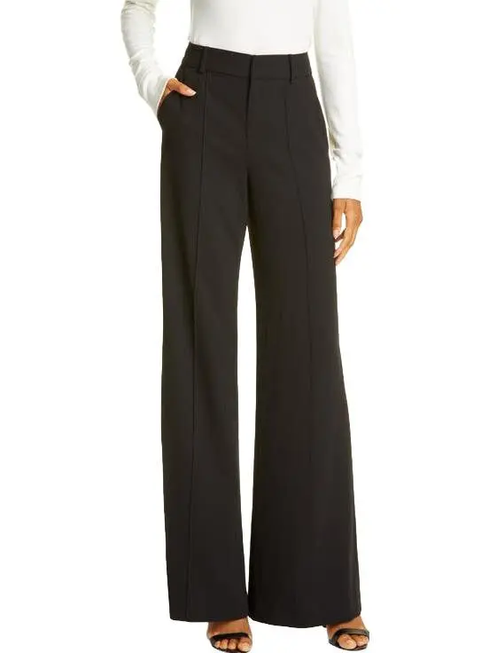 Alice + Olivia Dylan Bootcut Pants - Black