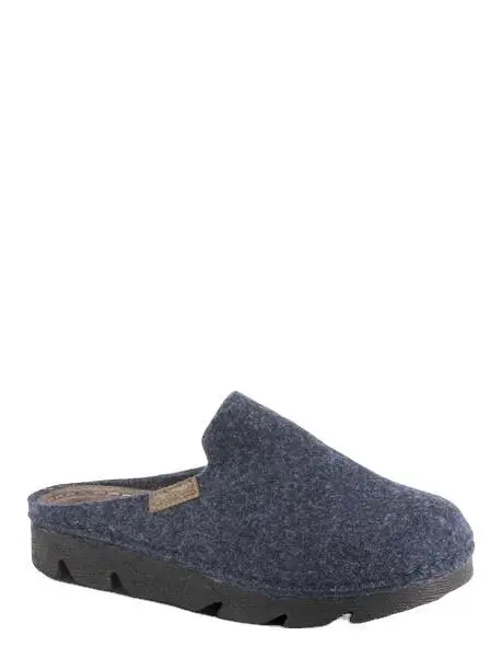 SPRING STEP SHOES Cloggish Mule - Navy