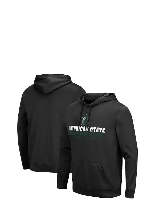 COLOSSEUM Michigan State Spartans Lantern Pullover Hoodie - Black