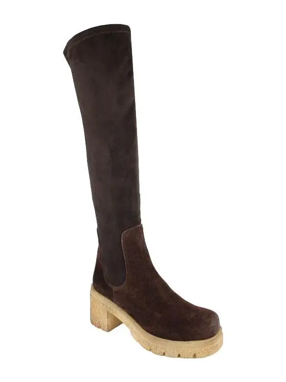 ZIGI Over-the-knee Platform Boot - Brown