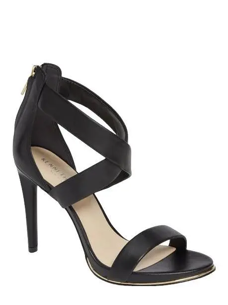 KENNETH COLE Brooke Stiletto Sandals - Black
