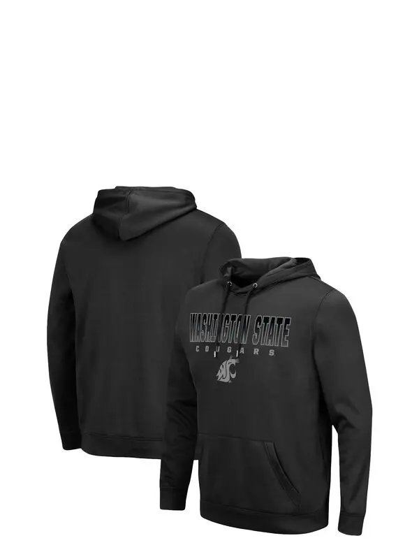 COLOSSEUM Washington State Cougars Pullover Hoodie - Black