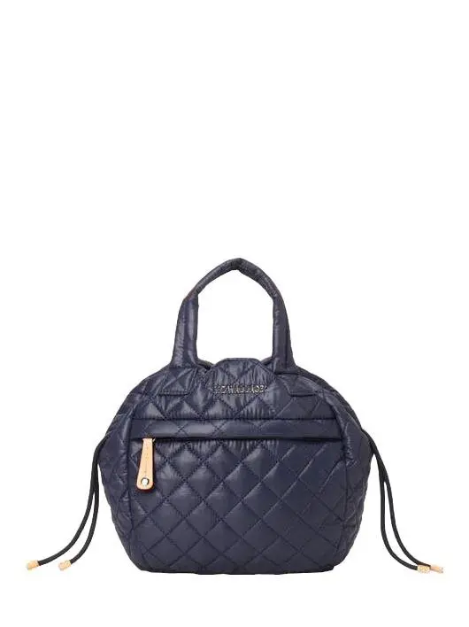 Mz Wallace Small Metro Water Resistant Drawstring Bucket Bag - Dawn
