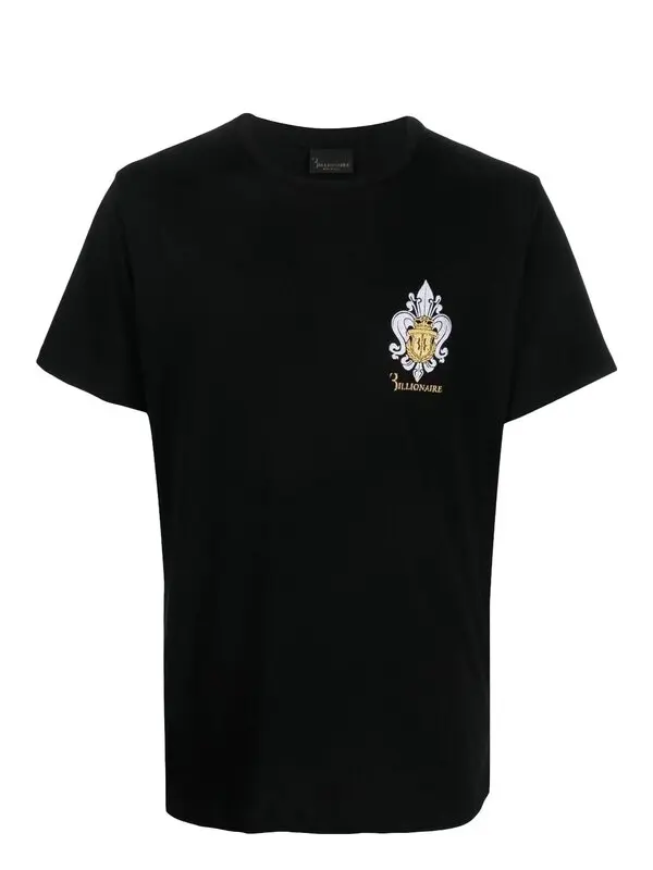 BILLIONAIRE Chest Logo-print Detail T-shirt - Black