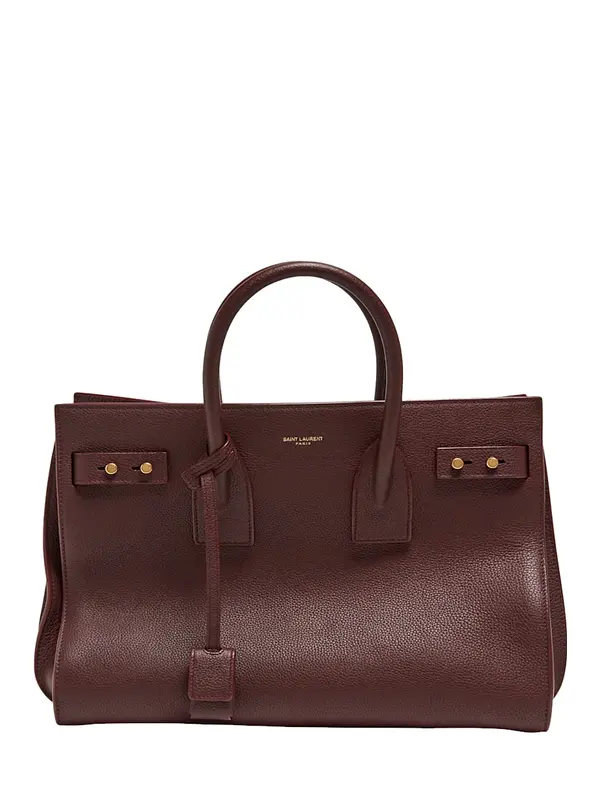 Saint Laurent Sac De Jour Small Top-handle Bag - Hot Wine