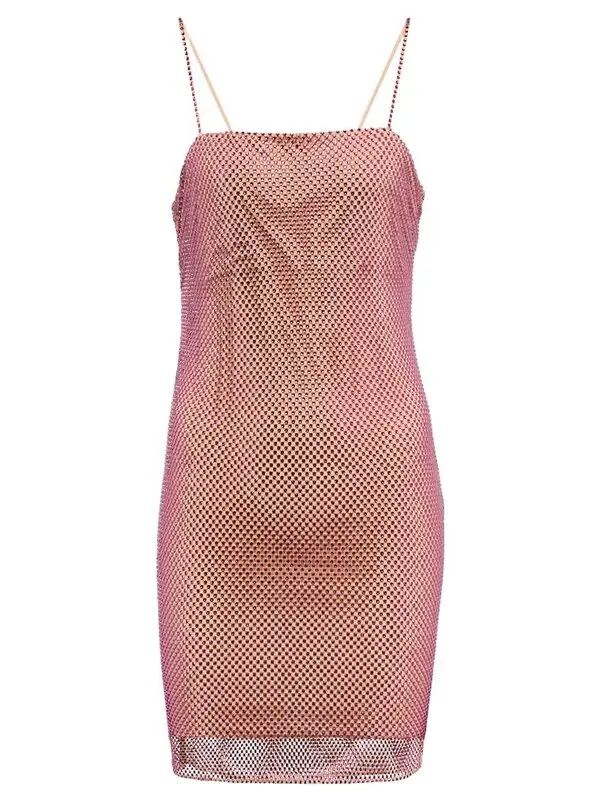 Stella McCartney Crystal-embellished Mini Dress - Pink