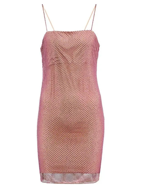 Stella McCartney Embellished Mini Dress - Pink