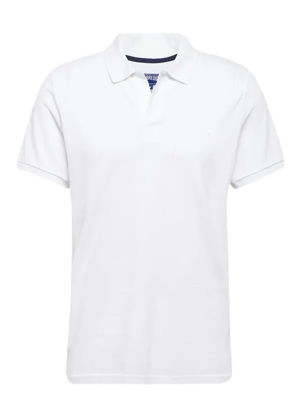 Vilebrequin Palatin Cotton Piqué Polo Shirt - White