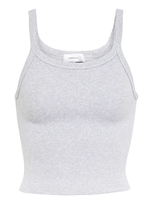 Wardrobe.NYC X Hailey Bieber Cotton-blend Tank Top - Grey
