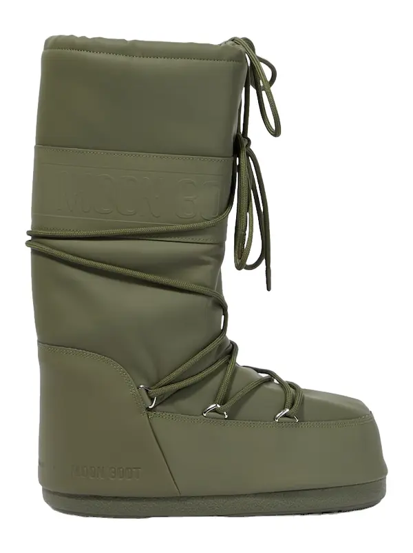 Moon Boot Icon Rubber Boots - Green