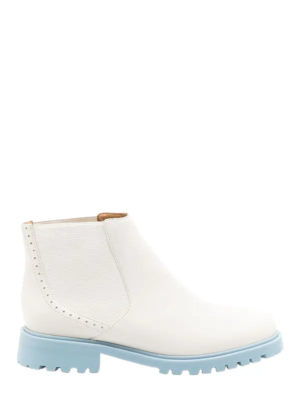 STUDIO CHOFAKIAN Soul Ankle Boots - White