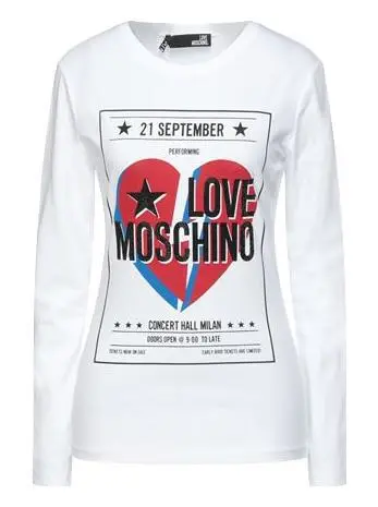 Moschino T-shirt In Cotton And Elastane - White