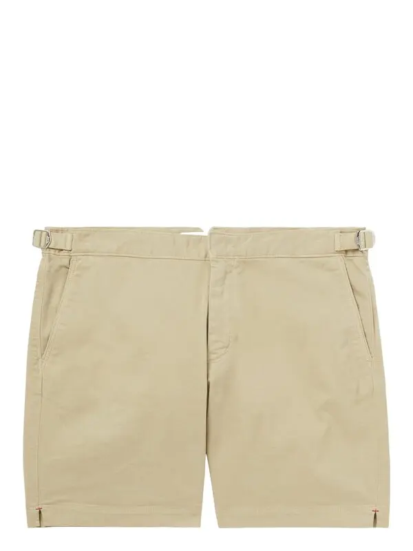 Orlebar Brown Bulldog Slim-fit Straight-leg Stretch-cotton Twill Shorts - Neutrals